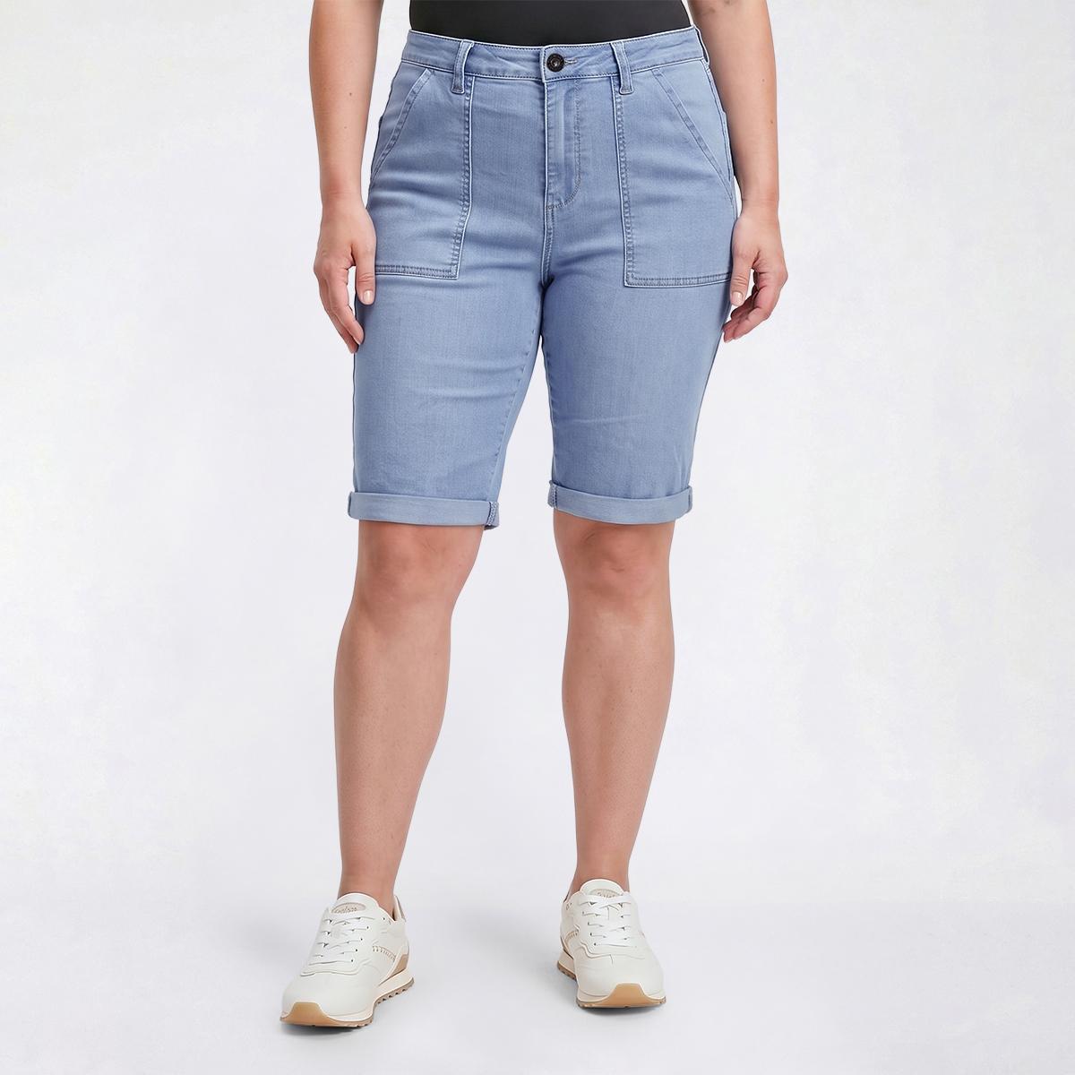 Click here for Plus Size Architect(R) Porkchop Pocket Bermuda Sho... prices